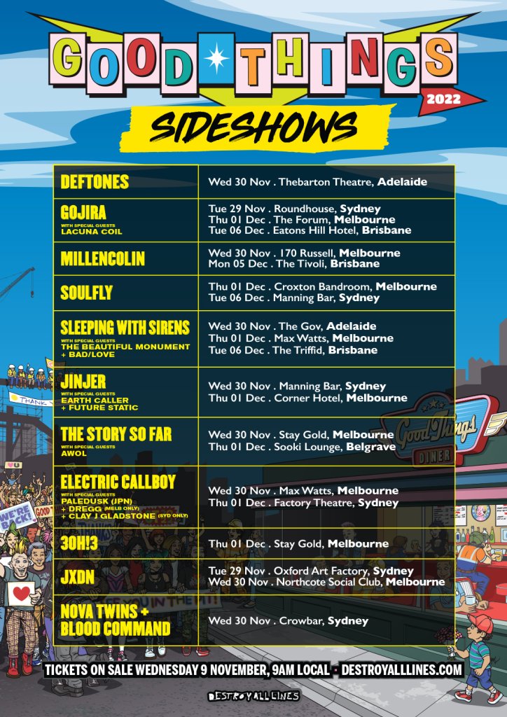 Good Things Festival Announce Sideshows! – Across The Ocean